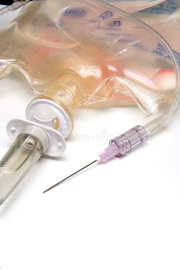 IV Bag stock image. Image of hospital, regulator, saline - 7423673