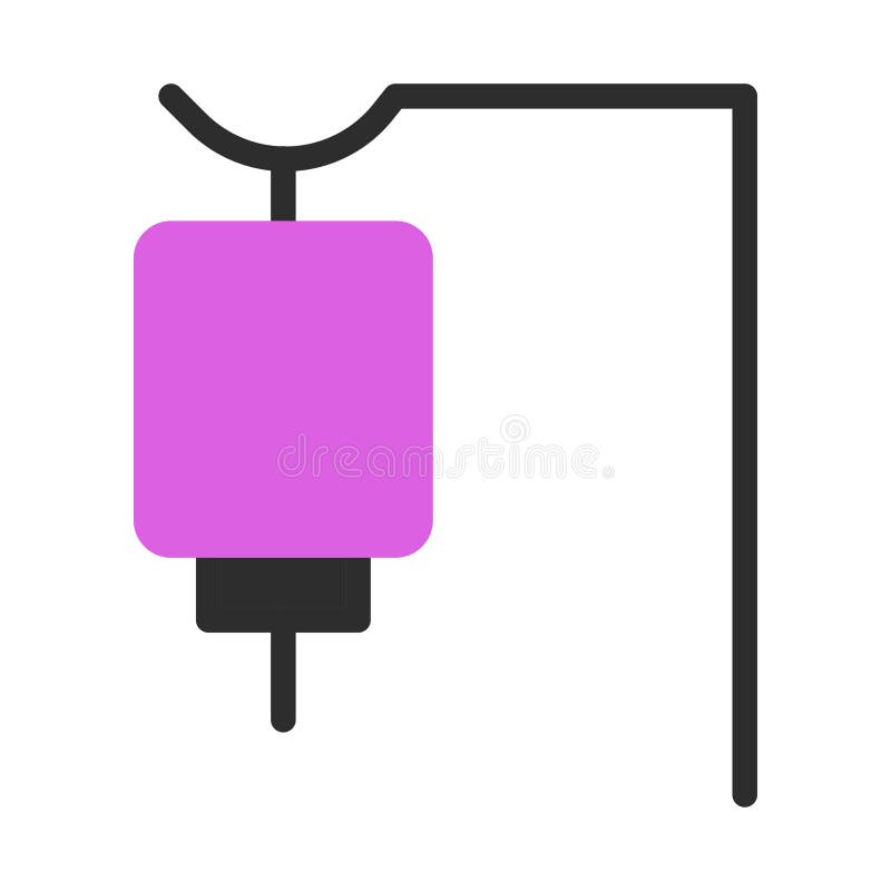 IV Drip Stand. Medical Infusion Equipment Stock Vector - Illustration ...