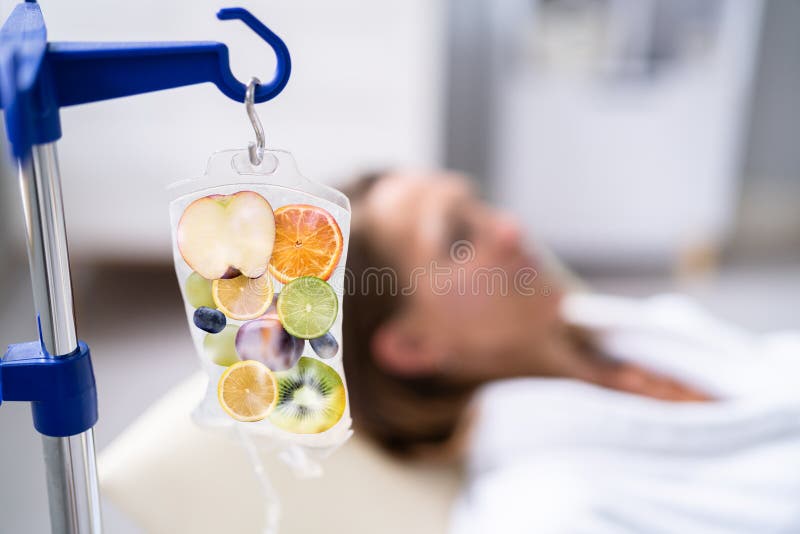 IV Drip Vitamin Infuser Therapy Solution Stock Photo - Image of ...