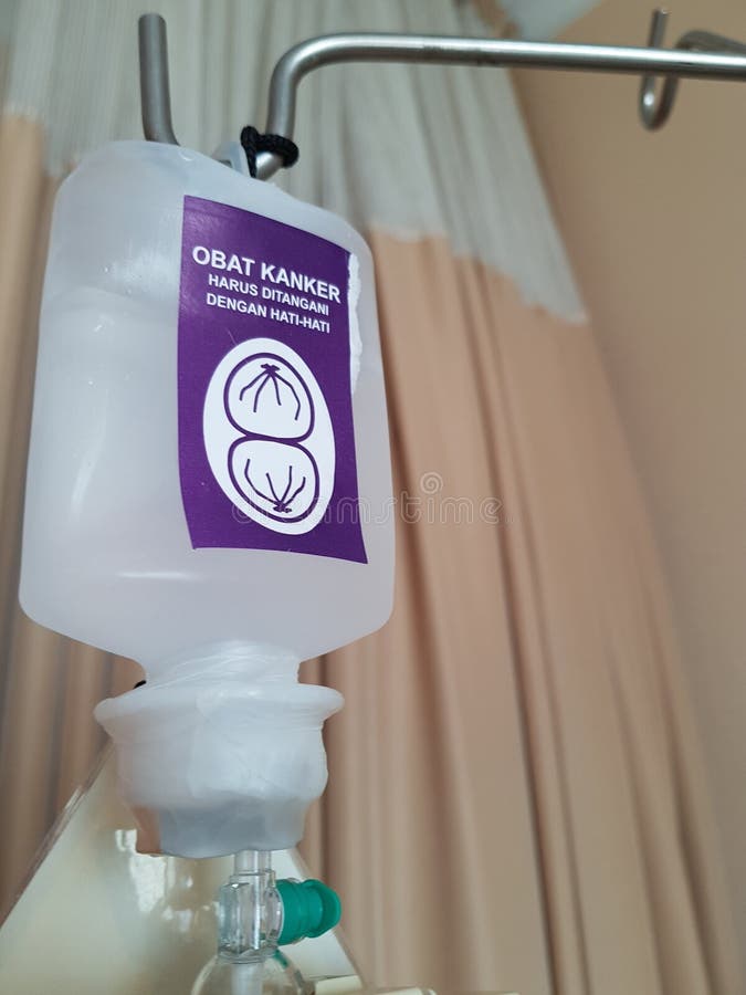 IV fluids for chemo stock photo. Image of clothing, violet - 271084214