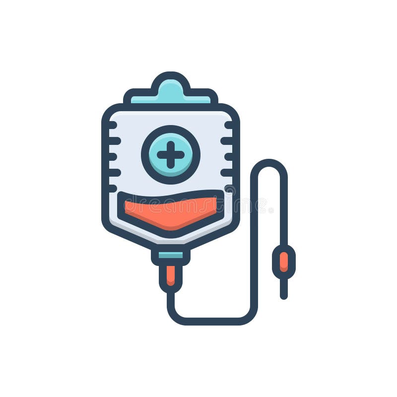 Color Illustration Icon for Iv, Medicine and Healthy Stock Vector ...