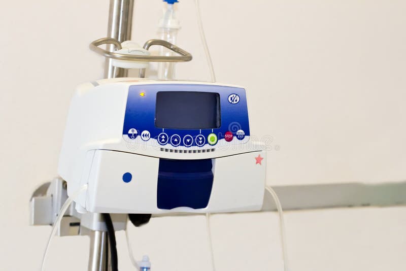 IV monitor on stand stock image. Image of digital, hospital - 28112057