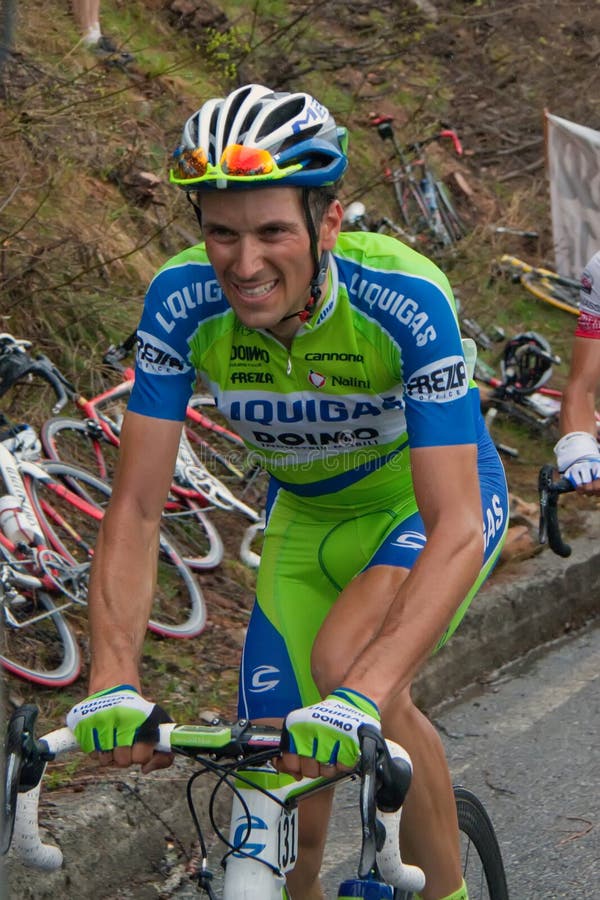 Ivan Basso - Mortirolo editorial stock photo. Image of difficulty ...