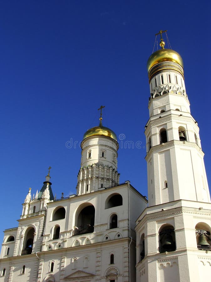 Ivan the Great Bell Tower, Moscow Kremlin, Russia Stock Photo - Image ...