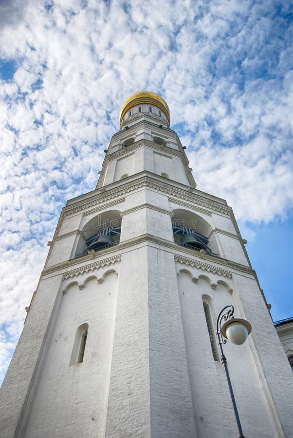 Ivan the Great Bell Tower of Moscow Kremlin Stock Photo - Image of ...