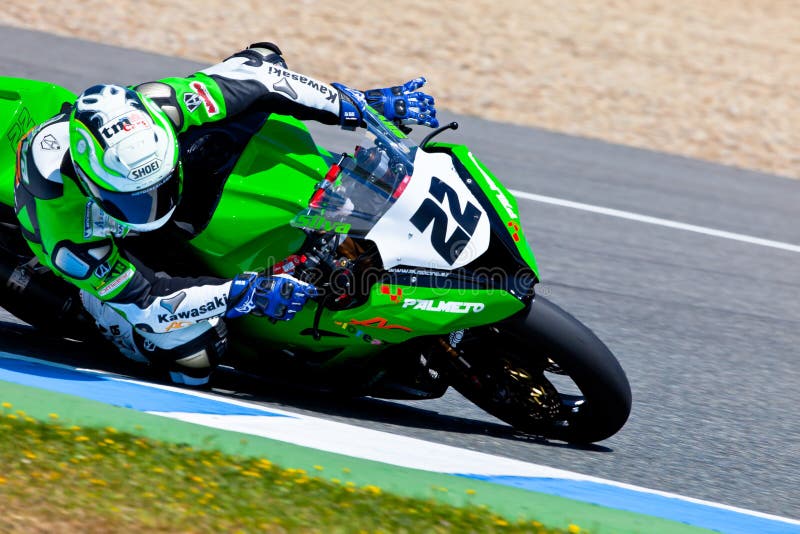 Ivan Silva Pilot of Stock Extreme of the CEV Editorial Stock Image ...