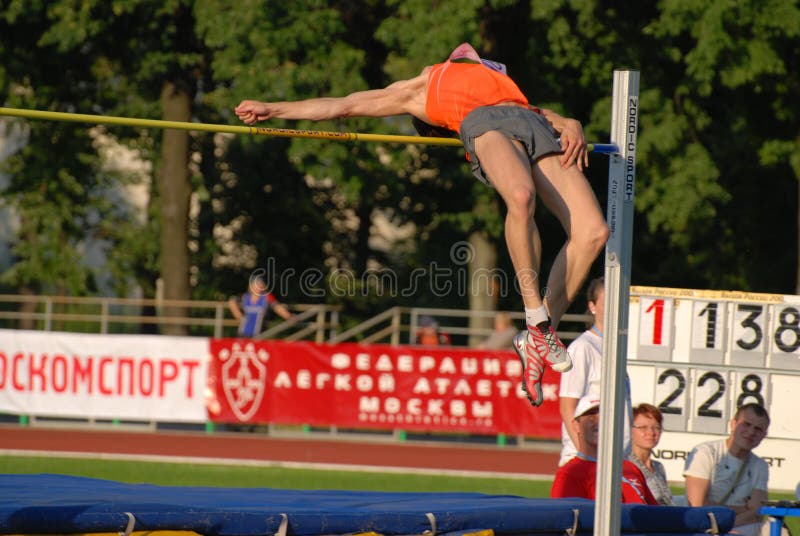Ivan Ukhov, Hochsprung redaktionelles stockbild. Bild von sportler ...