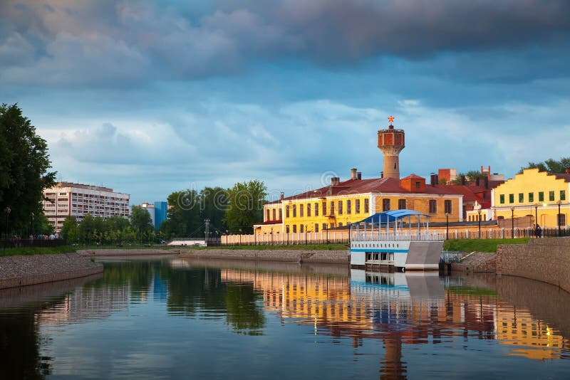 Ivanovo in summer evening stock image. Image of river - 25652049