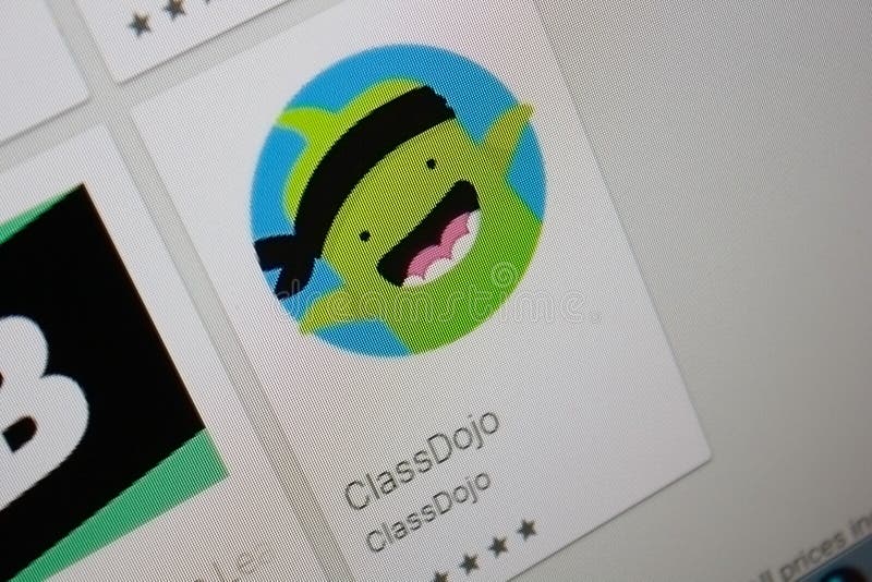Ivanovsk, Russia - November 28, 2021: ClassDojo App on the Display of a ...