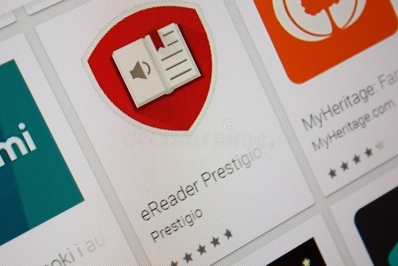 Ivanovsk, Russia - November 28, 2021: EReader Prestigio App on the ...