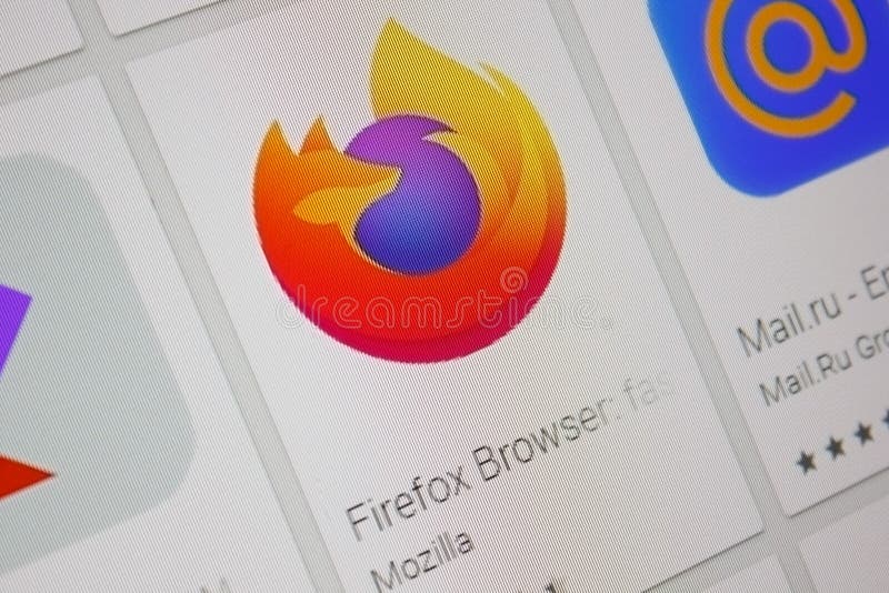 Firefox web browser logo editorial stock image. Image of opera - 96482334