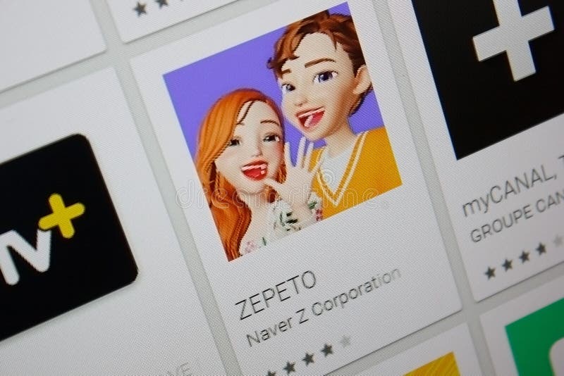 Ivanovsk, Russia - November 28, 2021: Zepeto App on the Display of a ...