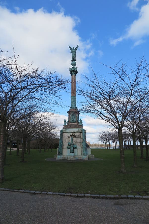 Ivar Huitfeldt Column stock image. Image of blue, attraction - 89909527