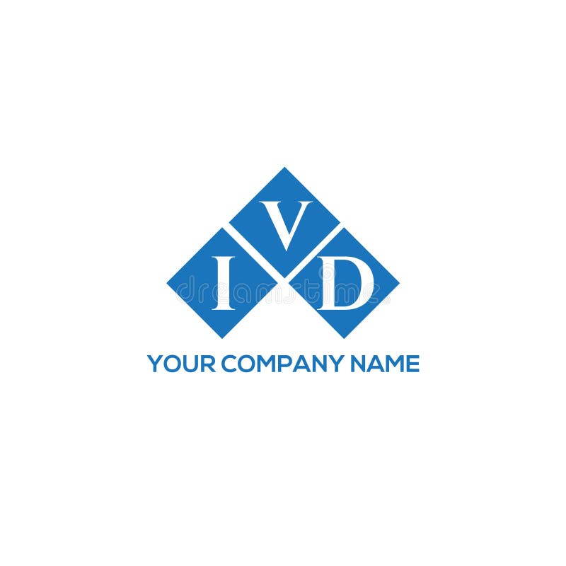 IVD Letter Logo Design on White Background. IVD Creative Initials ...