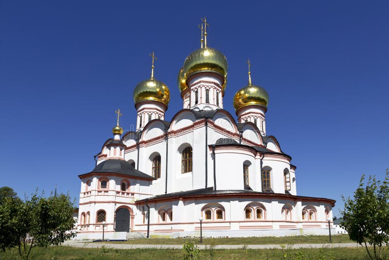 Iversky Monastery in Valdai, Russia. Stock Image - Image of blessed ...