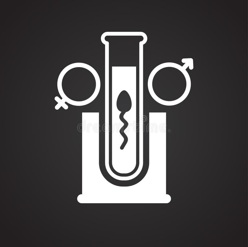 IVF Icon on Background for Graphic and Web Design. Simple Vector Sign ...