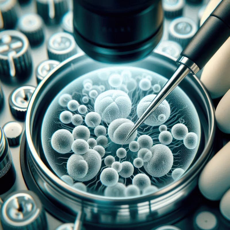 The IVF Sperm Research Process Involves Examining Sperm Under a ...