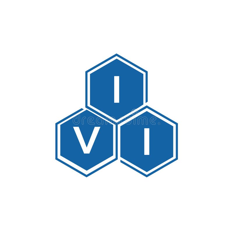 IVI Letter Logo Design on White Background.IVI Creative Initials Letter ...