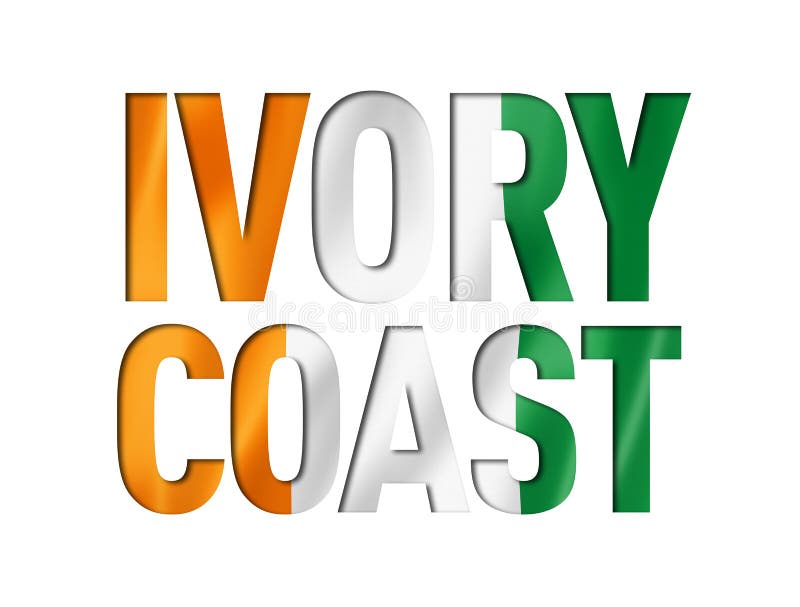 Ivorian Flag Text Font Stock Illustrations – 12 Ivorian Flag Text Font ...