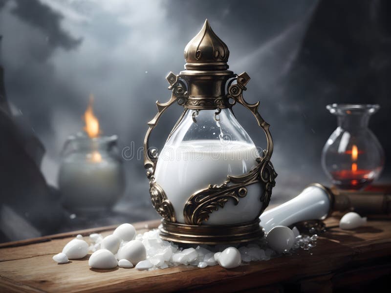 Ivory Ambiance: Dive into the Allure of the White Potion Stock ...