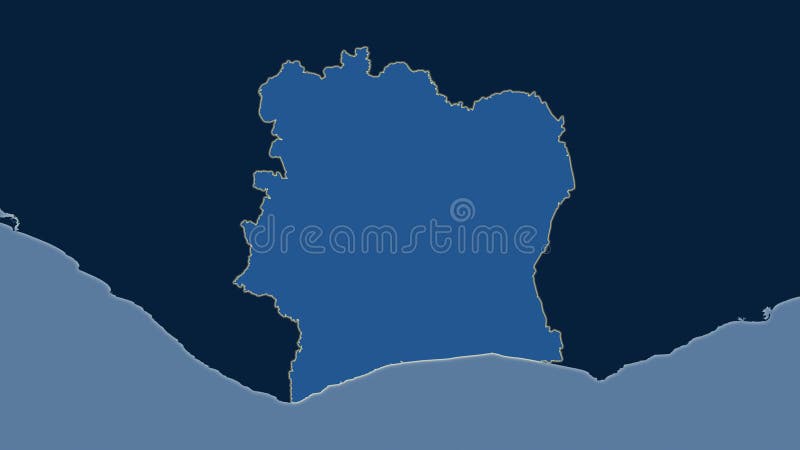 Ivory Coast - Solid. Composition Stock Illustration - Illustration of ...