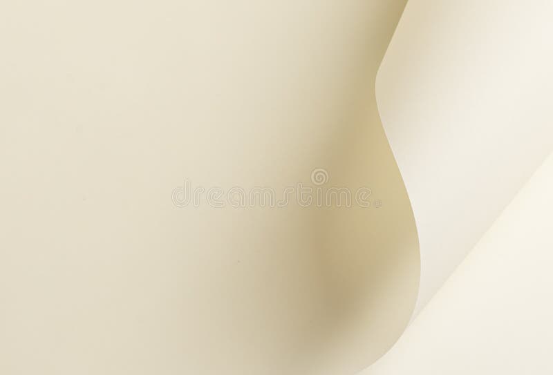 Ivory Cream Paper Background with a Smooth, Matte Texture and Folded ...