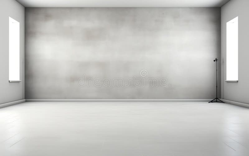 Ivory Luminescence Perspective Floor Backdrop in a White Room Setting ...