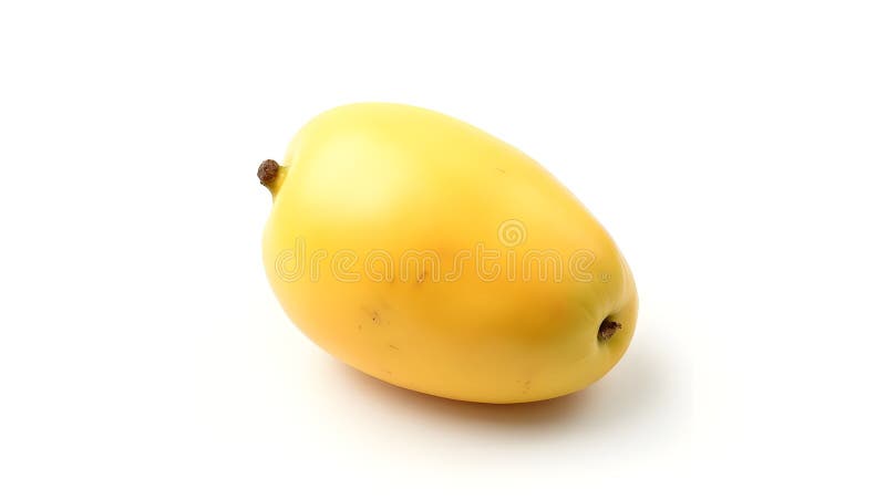 Ivory Mango Fruit Isolated Pure White Background Stock Illustration ...