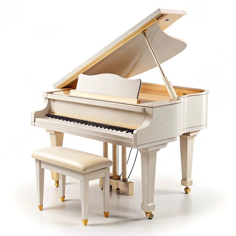 Ivory piano stock illustration. Illustration of sophisticated - 357697742