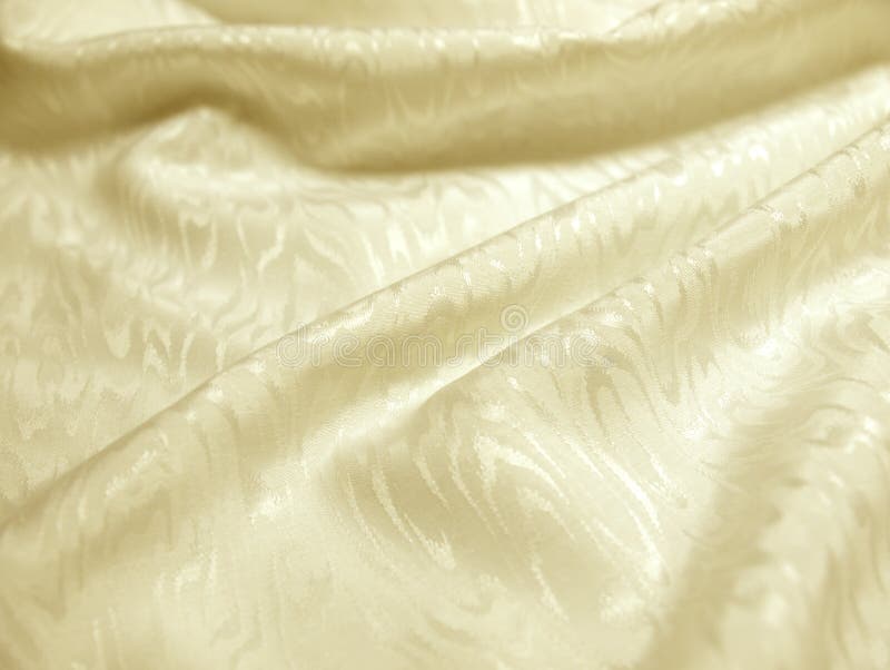 Ivory Silk with Texture of Moire Stock Image - Image of glancing, moire ...