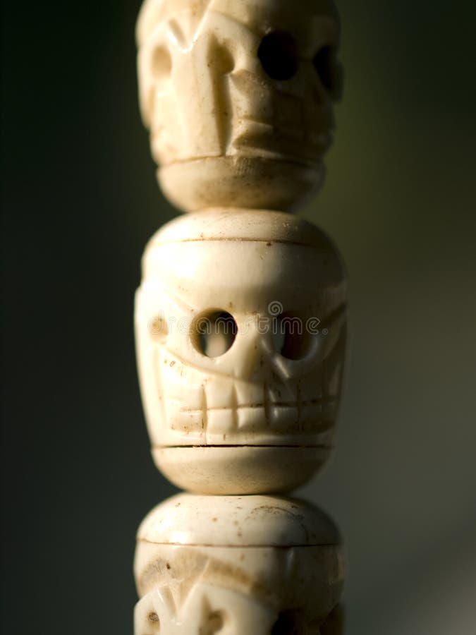 Ivory Skeleton Hand with a Paper Knife Isolated on Stock Photo - Image ...