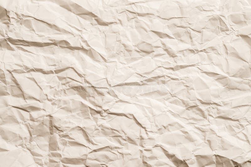 Blank Ivory Crumpled Paper Aged Effect Background Stock Photo - Image ...