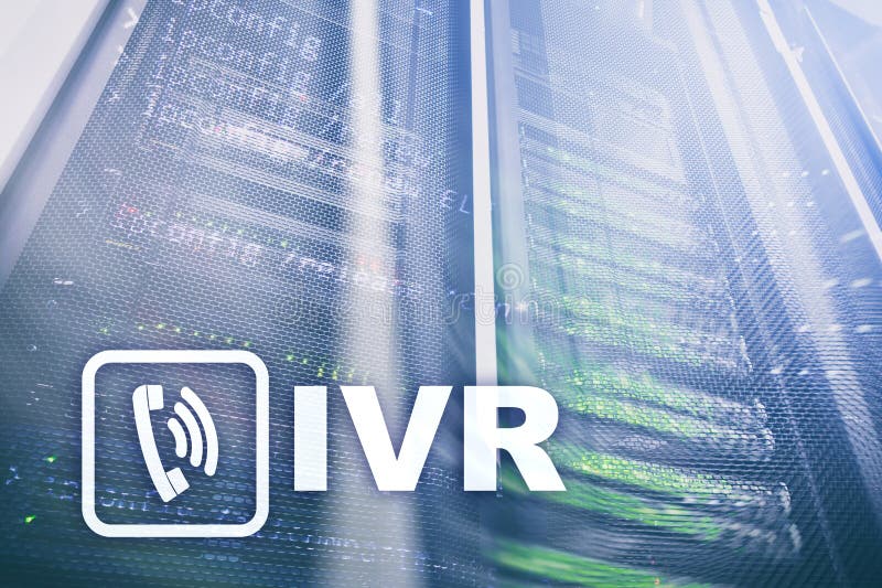 IVR Interactive Voice Response Communication Concept. Servers Data ... IVR Interactive Voice Response Communication Concept. Servers Data ...