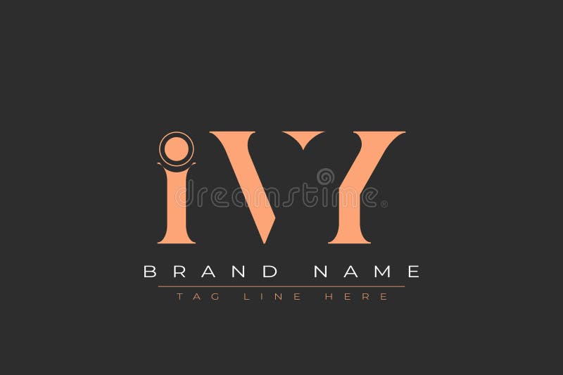 IVY Abstract Letter Logo Design Stock Vector - Illustration of emblem ...