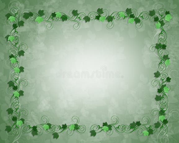 Ivy border frame stock illustration. Illustration of invitation - 4297448