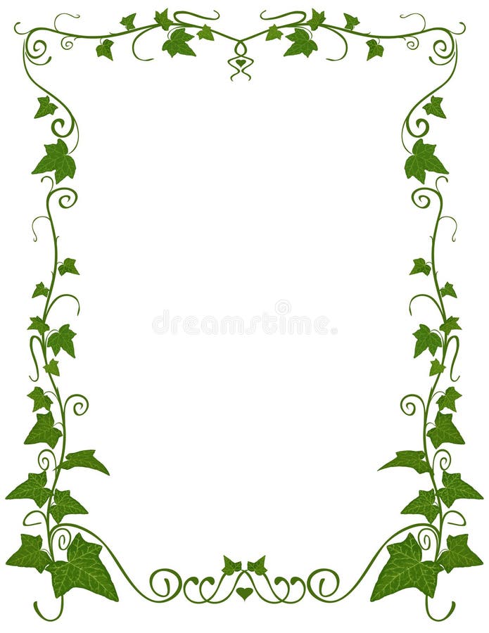 Ivy floral template stock vector. Illustration of colors - 6603857