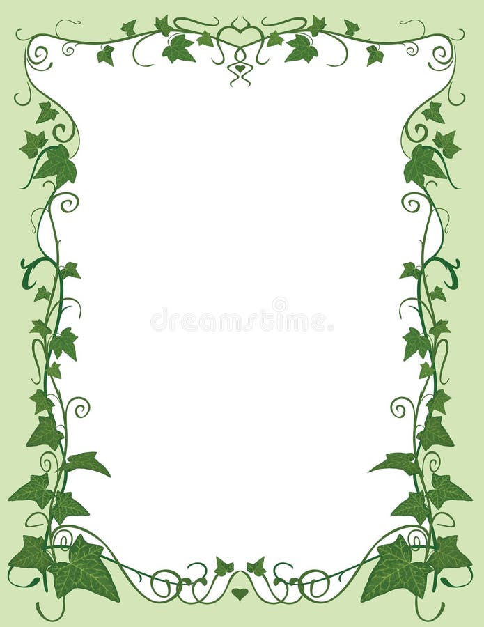 Ivy frame stock vector. Illustration of conceptual, floral - 6603860