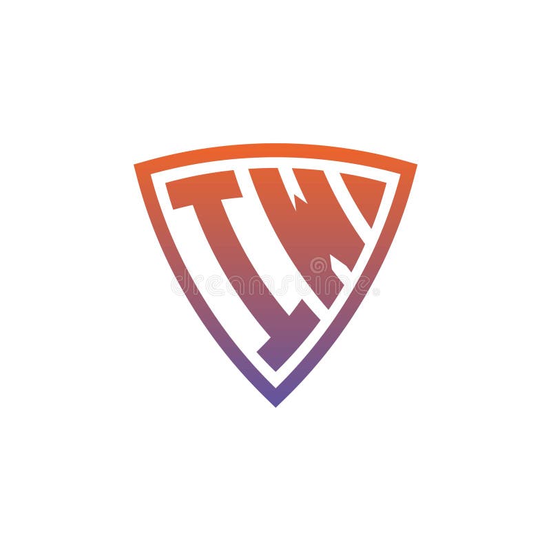IW Logo Shield Monogram Gradient Style Design Stock Vector ... IW Logo Shield Monogram Gradient Style Design Stock Vector ...