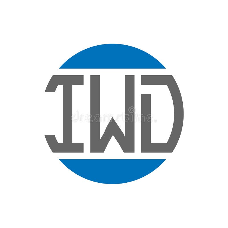 IWD Letter Logo Design on White Background. IWD Creative Initials ...