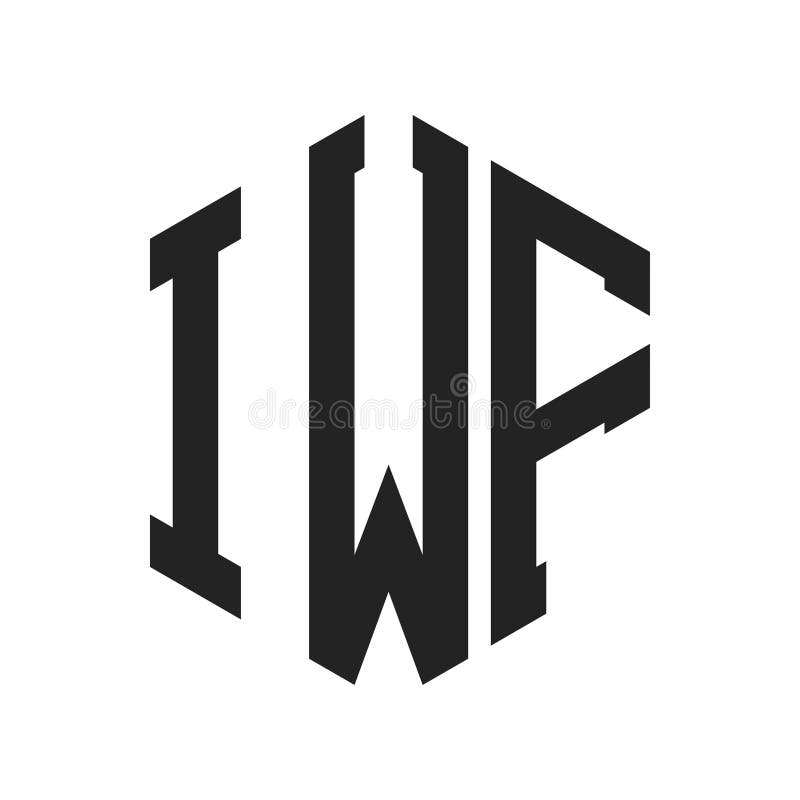 IWF Logo Design. Initial Letter IWF Monogram Logo Using Hexagon Shape ...