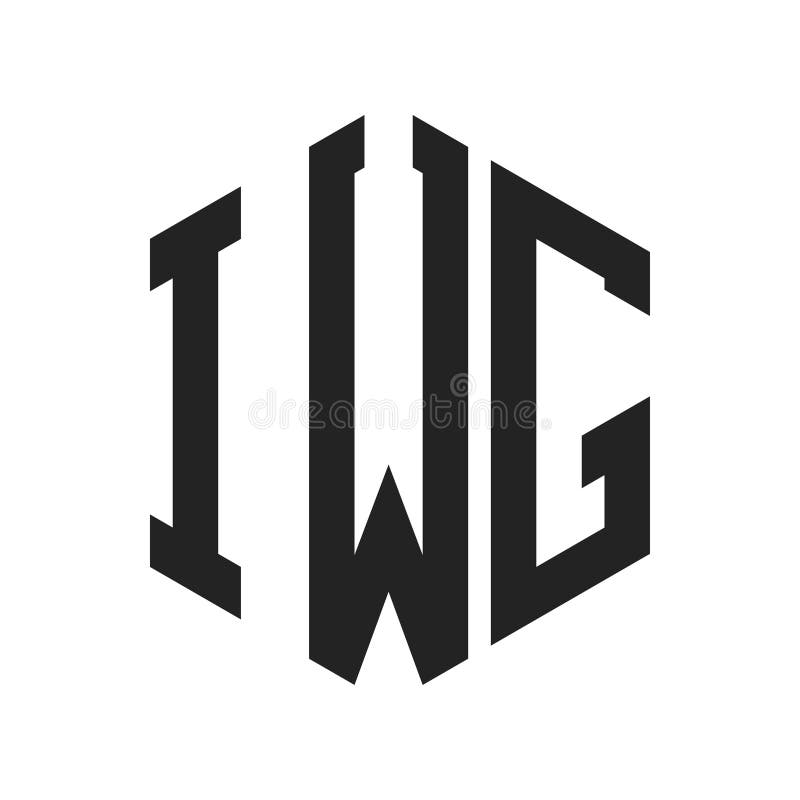 IWG Logo Design. Initial Letter IWG Monogram Logo Using Hexagon Shape ...