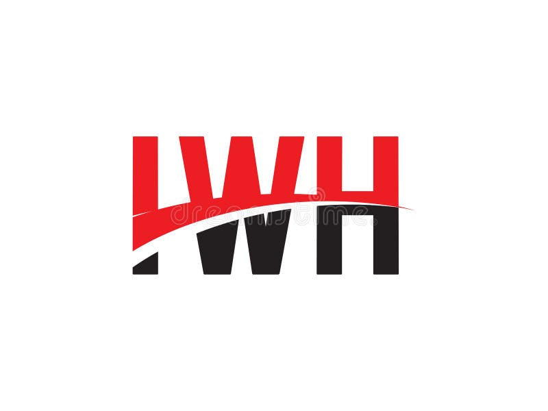 IWH Letter Initial Logo Design Vector Illustration Stock Vector ...