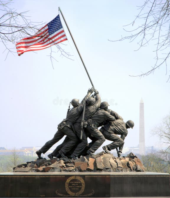 Iwo Jima Memorial editorial image. Image of bravery, memorial - 709920