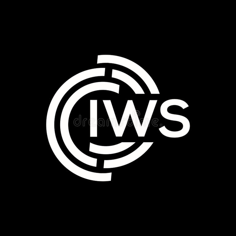 IWS Letter Logo Design. IWS Monogram Initials Letter Logo Concept Stock ...