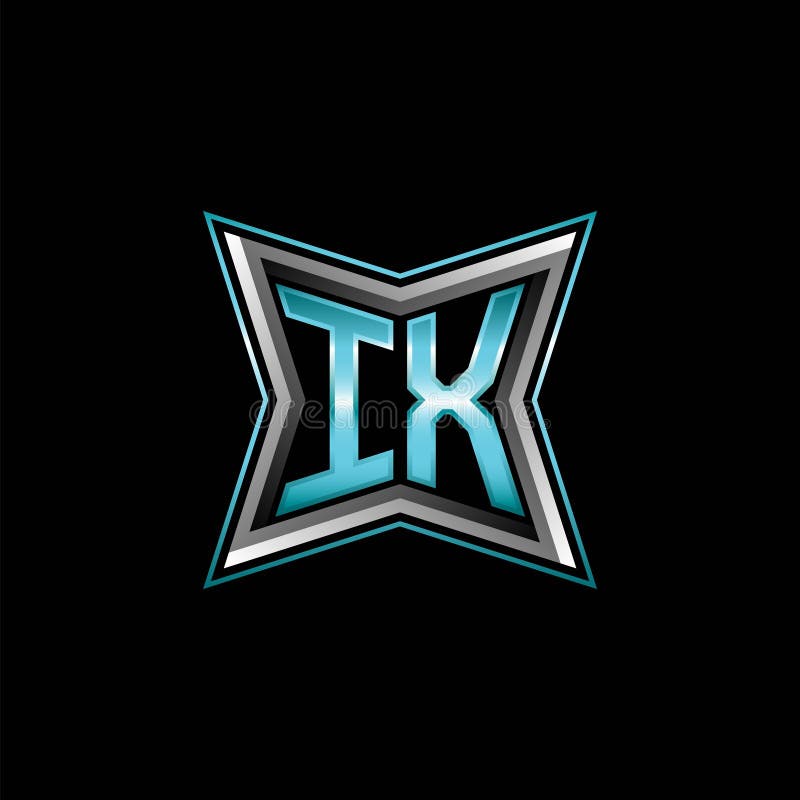 IX Logo Monogram Geometric Modern Design Stock Vector - Illustration of ...