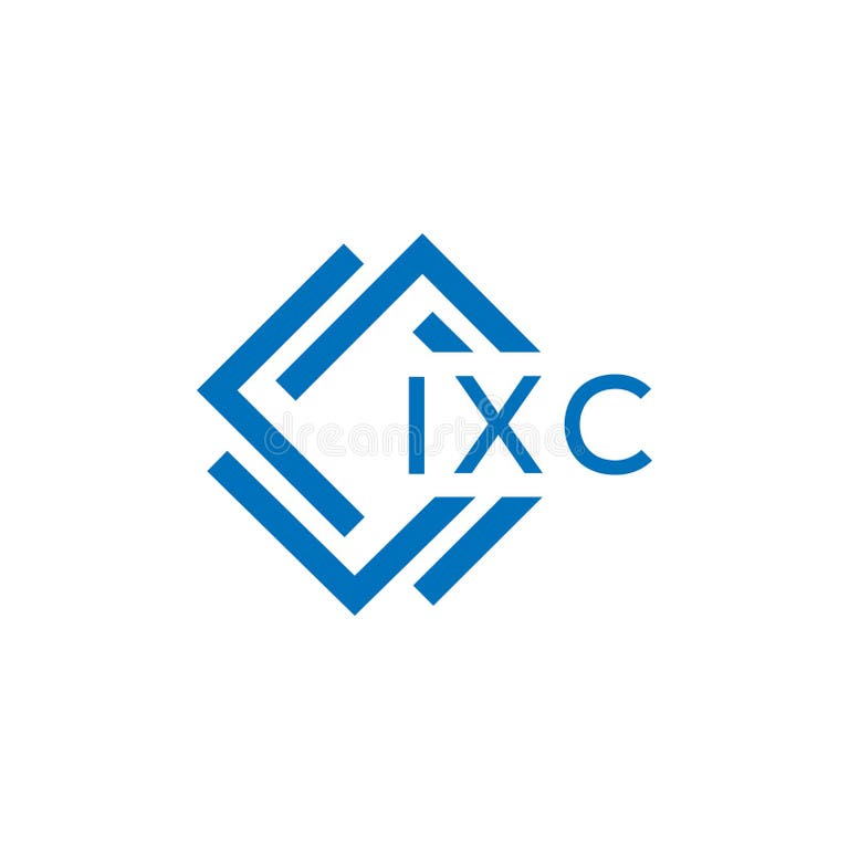 IXC Letter Logo Design on White Background. IXC Creative Circle Letter ...