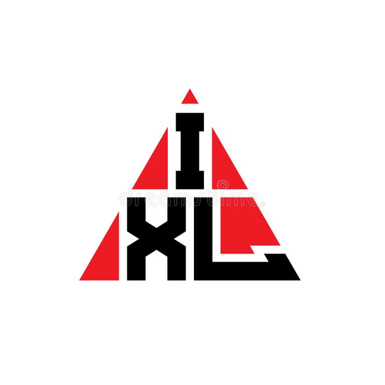 IXL Triangle Letter Logo Design with Triangle Shape. IXL Triangle Logo ...
