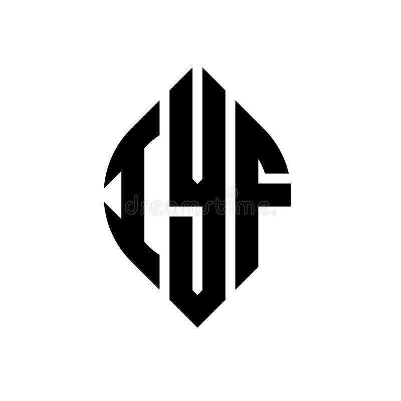 IYF Circle Letter Logo Design with Circle and Ellipse Shape. IYF ...
