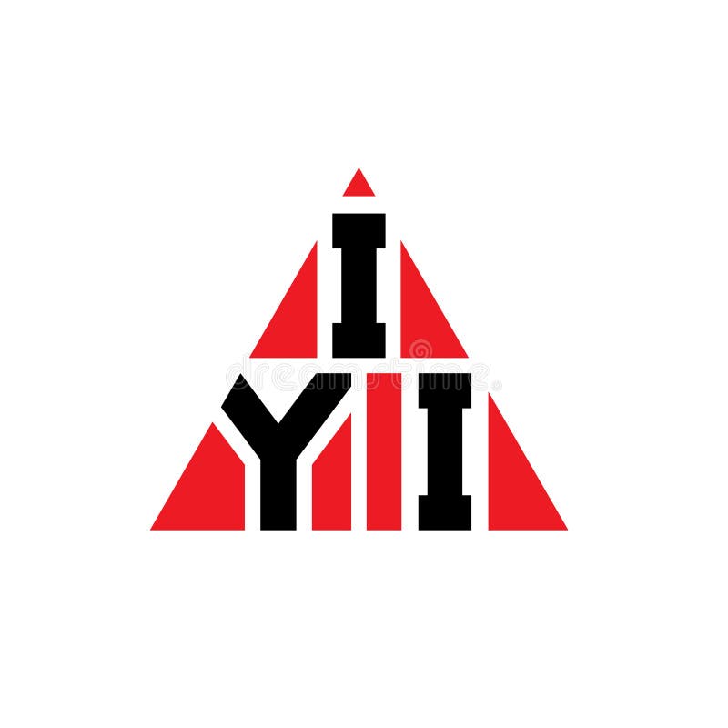 IYI Triangle Letter Logo Design with Triangle Shape. IYI Triangle Logo ...