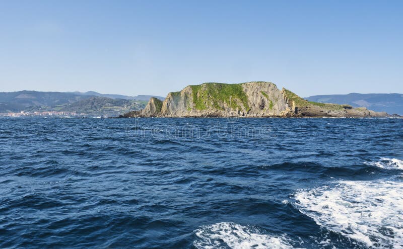 Izaro island view stock image. Image of destinations - 177001577